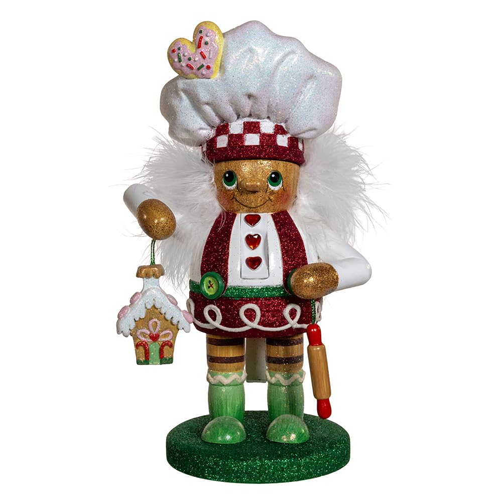 Amazon.com: Kurt Adler 10-inch Hollywood Nutcrackers™ Gingerbread Baker ...
