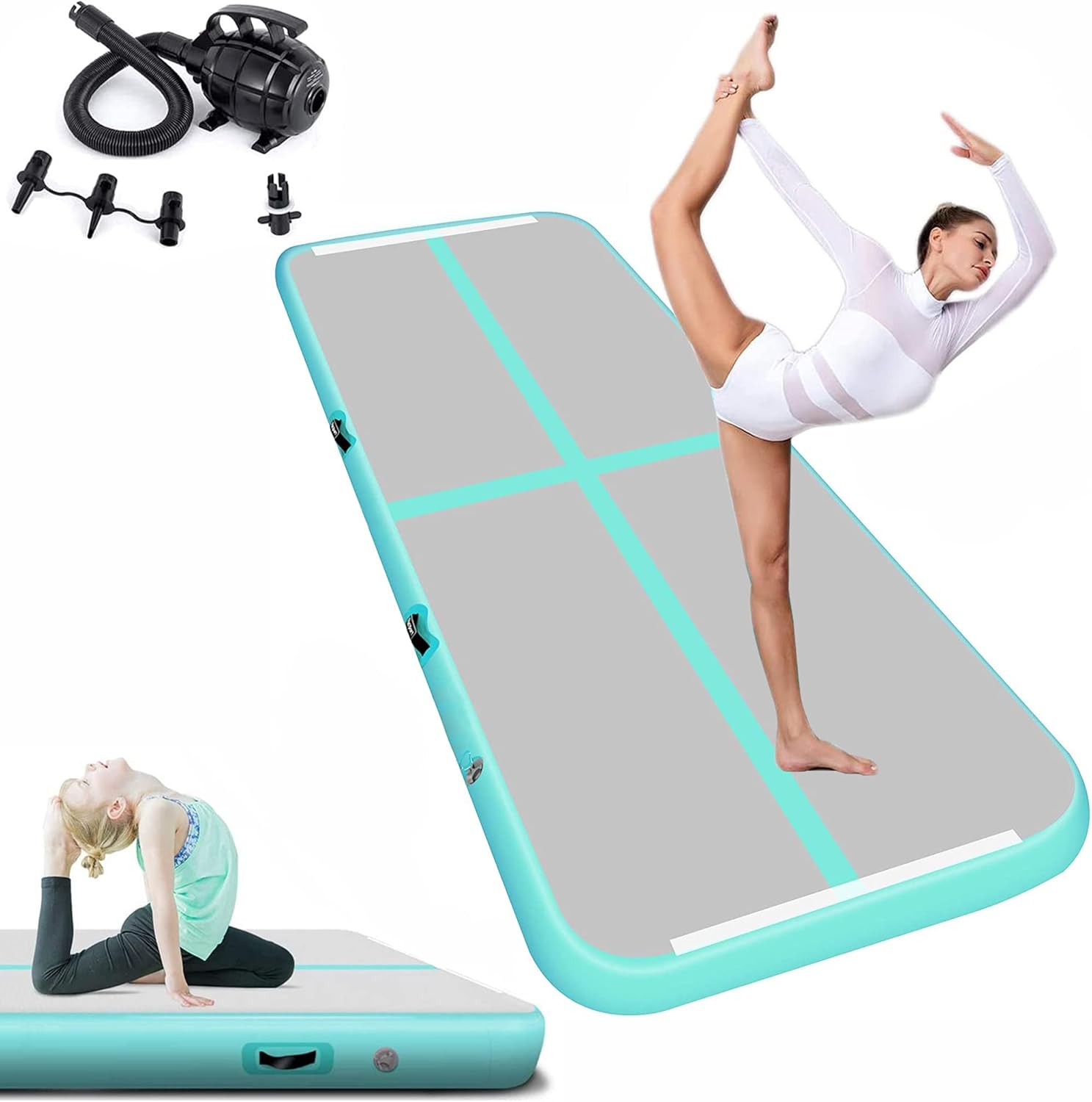 Angju Inflatable Air Gymnastics Mat Training Mats Gymnastics Tracks for ...