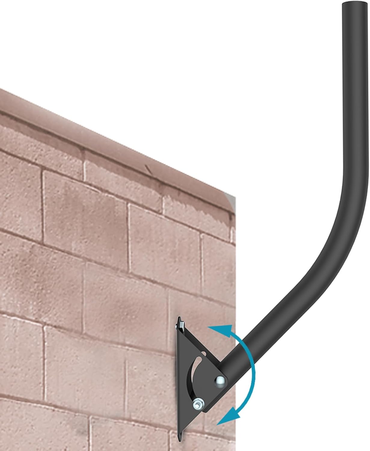 Amazon.com: ANTOP AT-723 J Pole - Outdoor TV Antenna Mount with ...