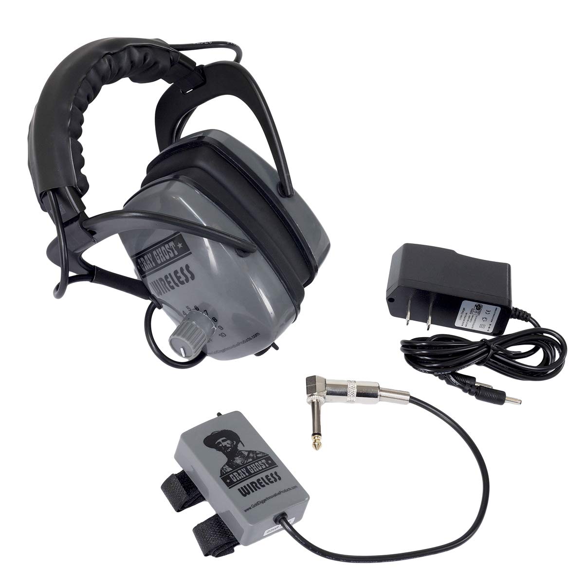 Amazon.com : Gray Ghost Wireless Headphones for Minelab Metal Detectors ...