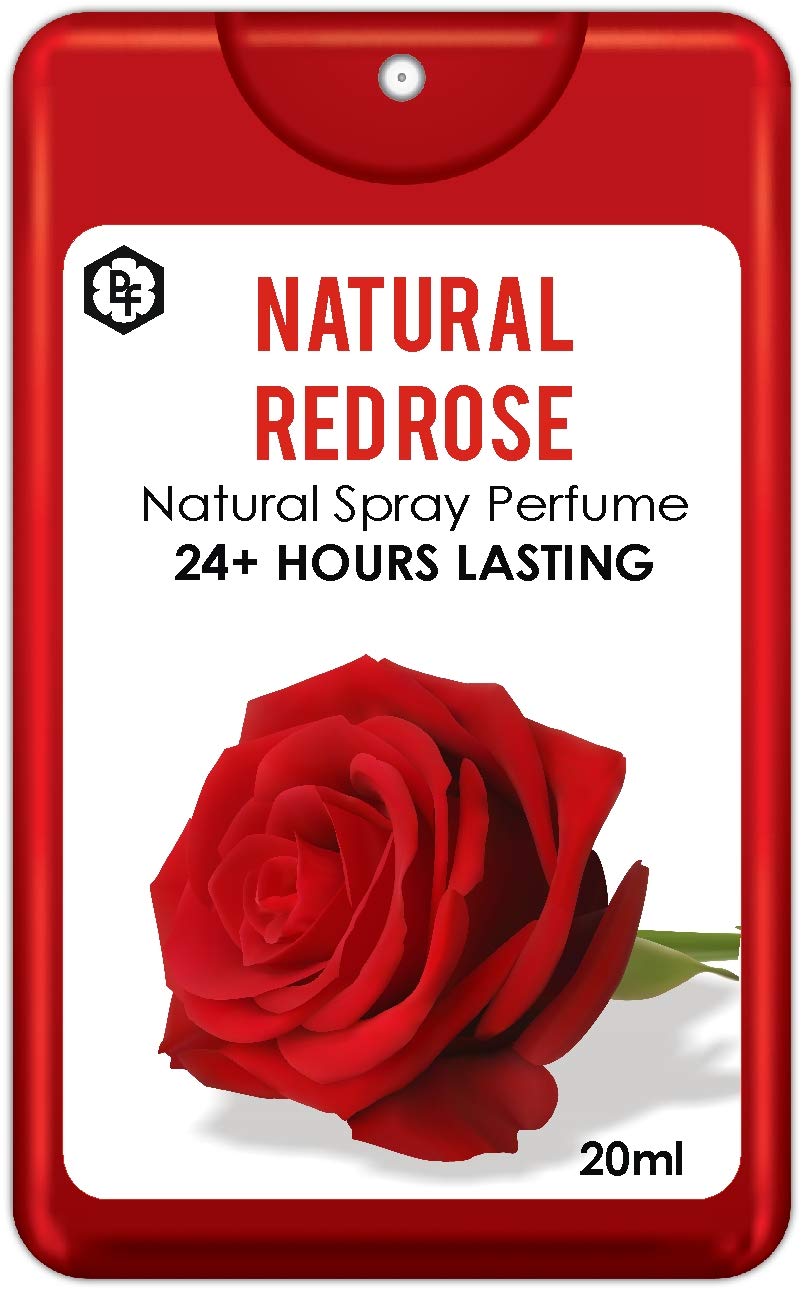 Parag Fragrances Natural Red Rose Natural Perfume Spray 20ml (Very Long ...