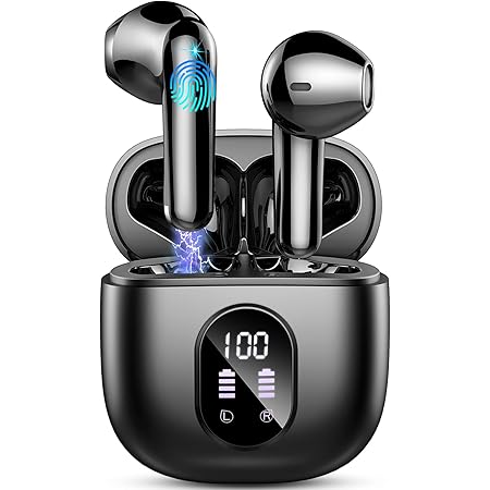 Wireless Earbuds, Wireless Headphones Bluetooth 5.3 Headphones with 4 ...