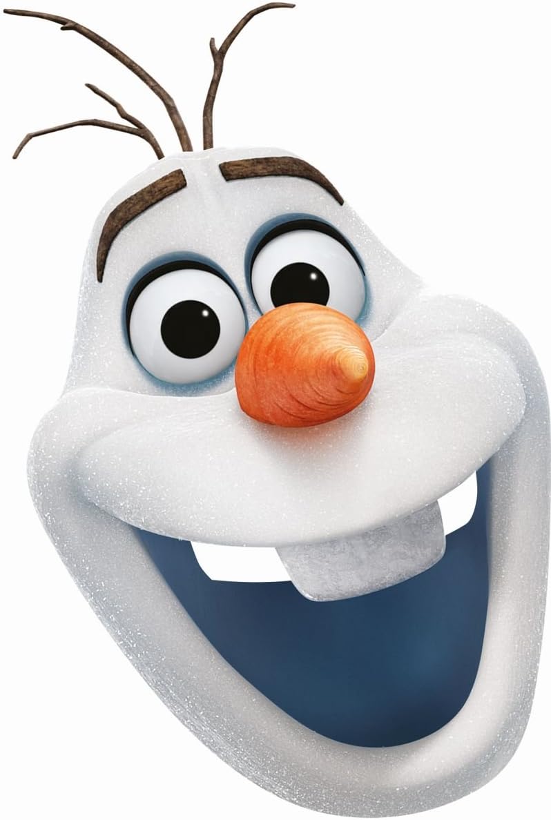 RUBIE'S - Official Frozen Olaf Cardboard Mask : Amazon.co.uk: Toys & Games