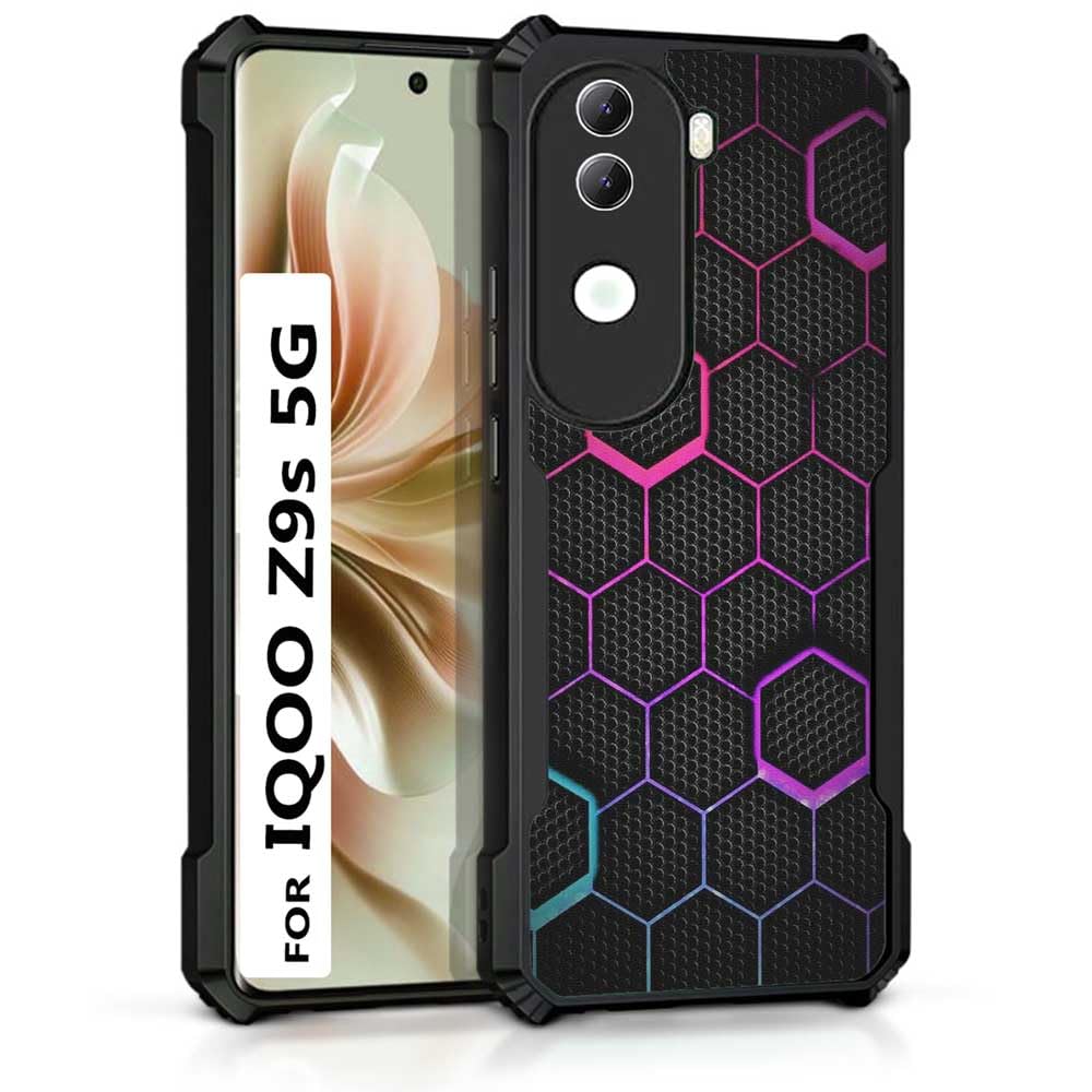 COBERTA Back Cover for IQOO Z9S 5G Back Cover Case - 3D Dark Design ...