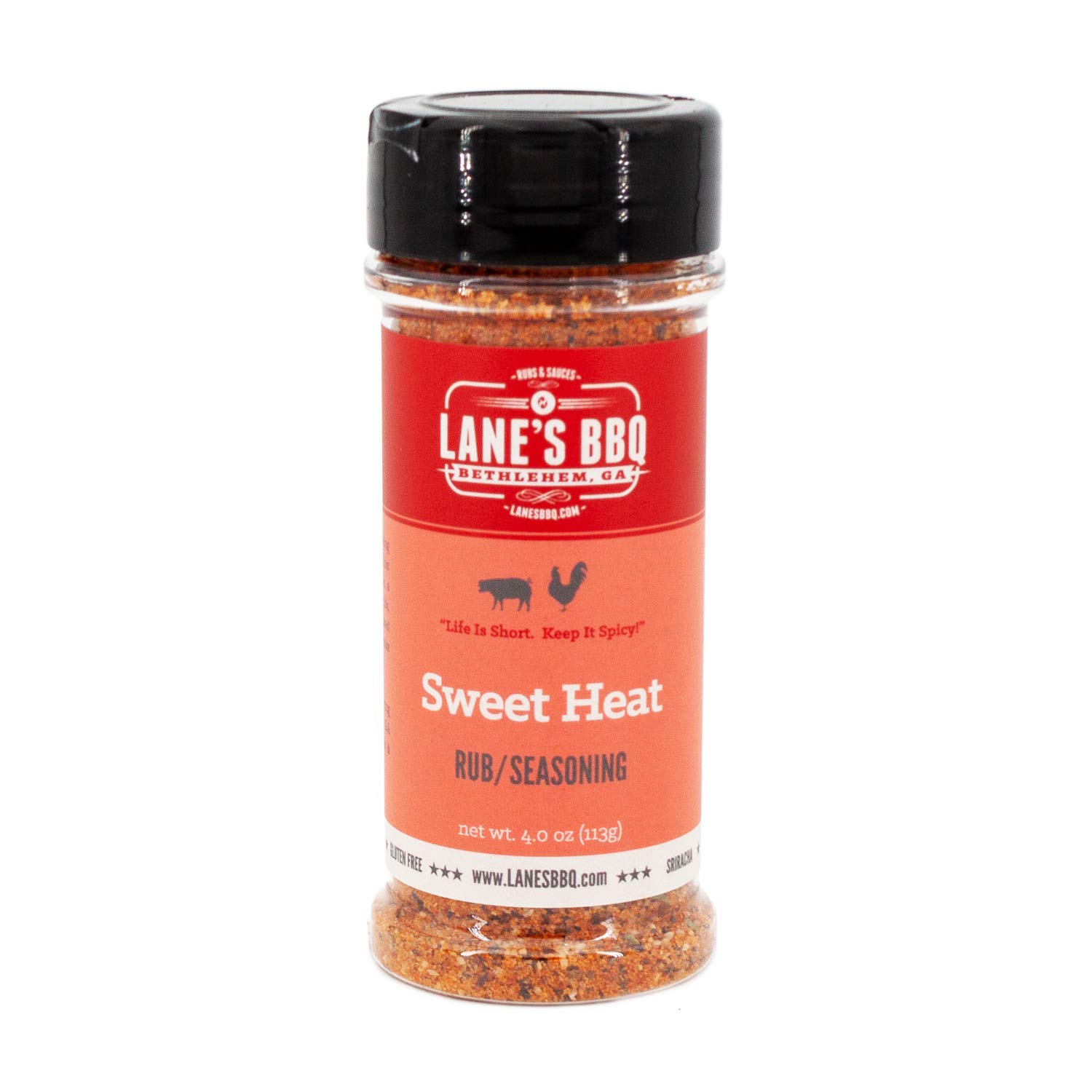 Amazon.com : Lane's Sweet Heat Rub and Seasoning- Sweet and Spicy Rub ...