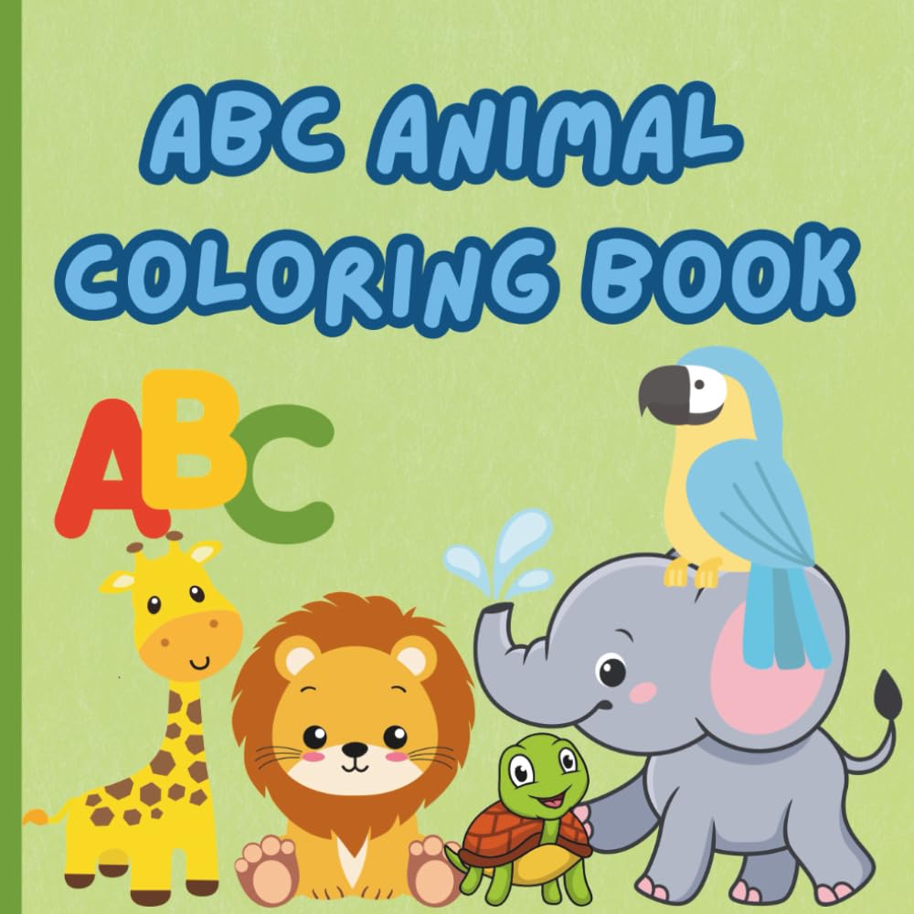 ABC Animal Coloring Book: Trace, Color, and Learn the Alphabet with ...