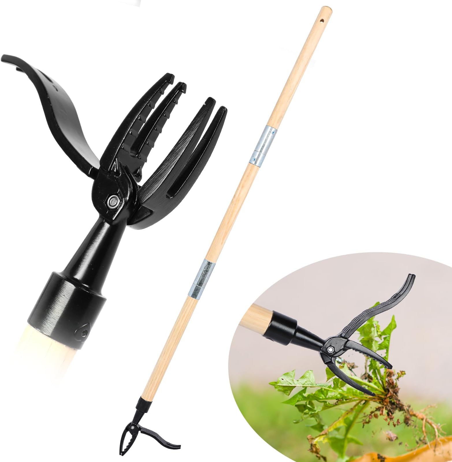 Amazon.com : Papa's Tools Weeder - Stand Up Weed Puller Tool Made with ...