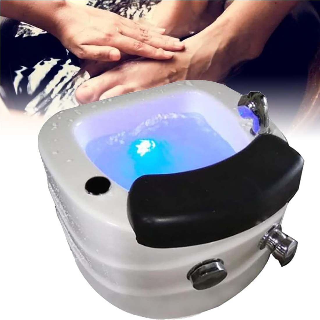 GJBMXSM Pedicure Foot Spa,Portable Foot Spa Bathtub,Pedicure Bowl,Foot ...