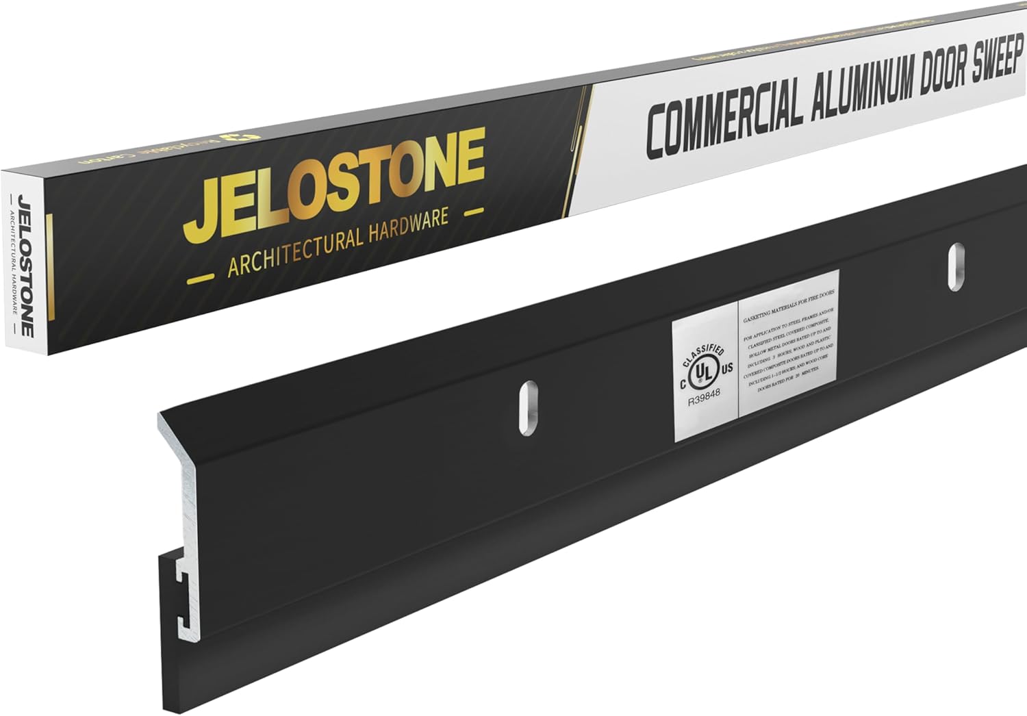 JELOSTONE 2 Pack - Commercial Door Bottom Sweep JS-N315, Heavy Duty ...