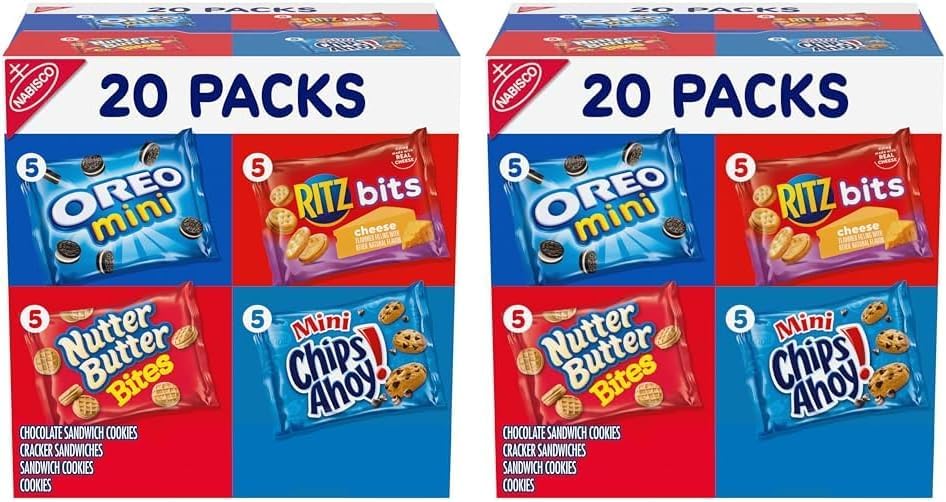 Amazon.com: Nabisco Classic Mix Variety Pack, OREO Mini, CHIPS AHOY ...