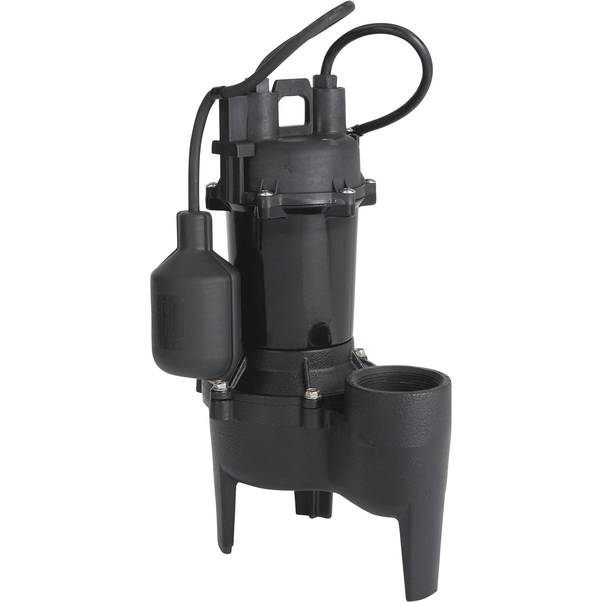Ironton Cast Iron Sewage Pump — 4,600 GPH, 1/2 HP, 2in. Port - Amazon.com