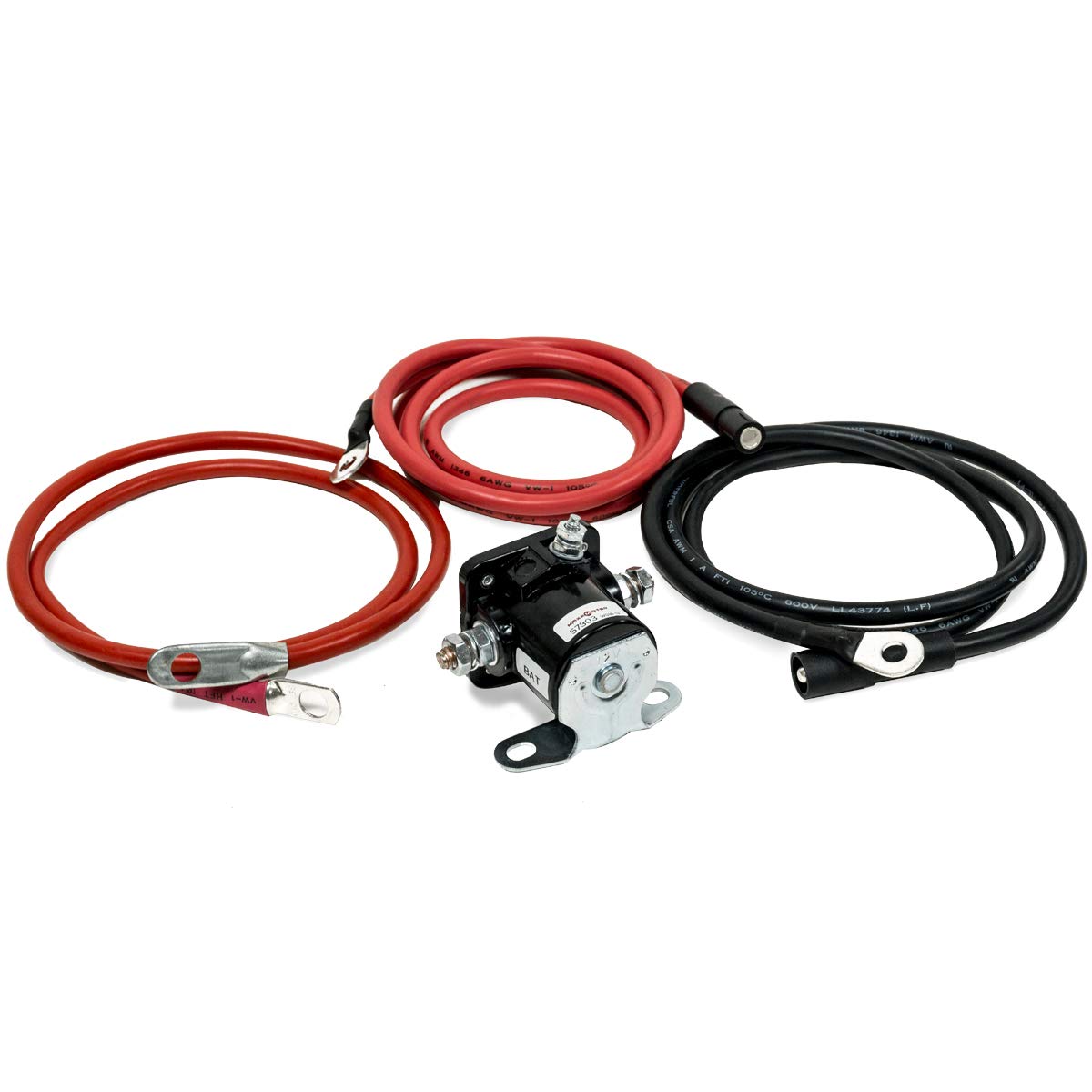 Amazon.com: Snow Plow Battery Power Cable Ground Cable Solenoid Kit for ...