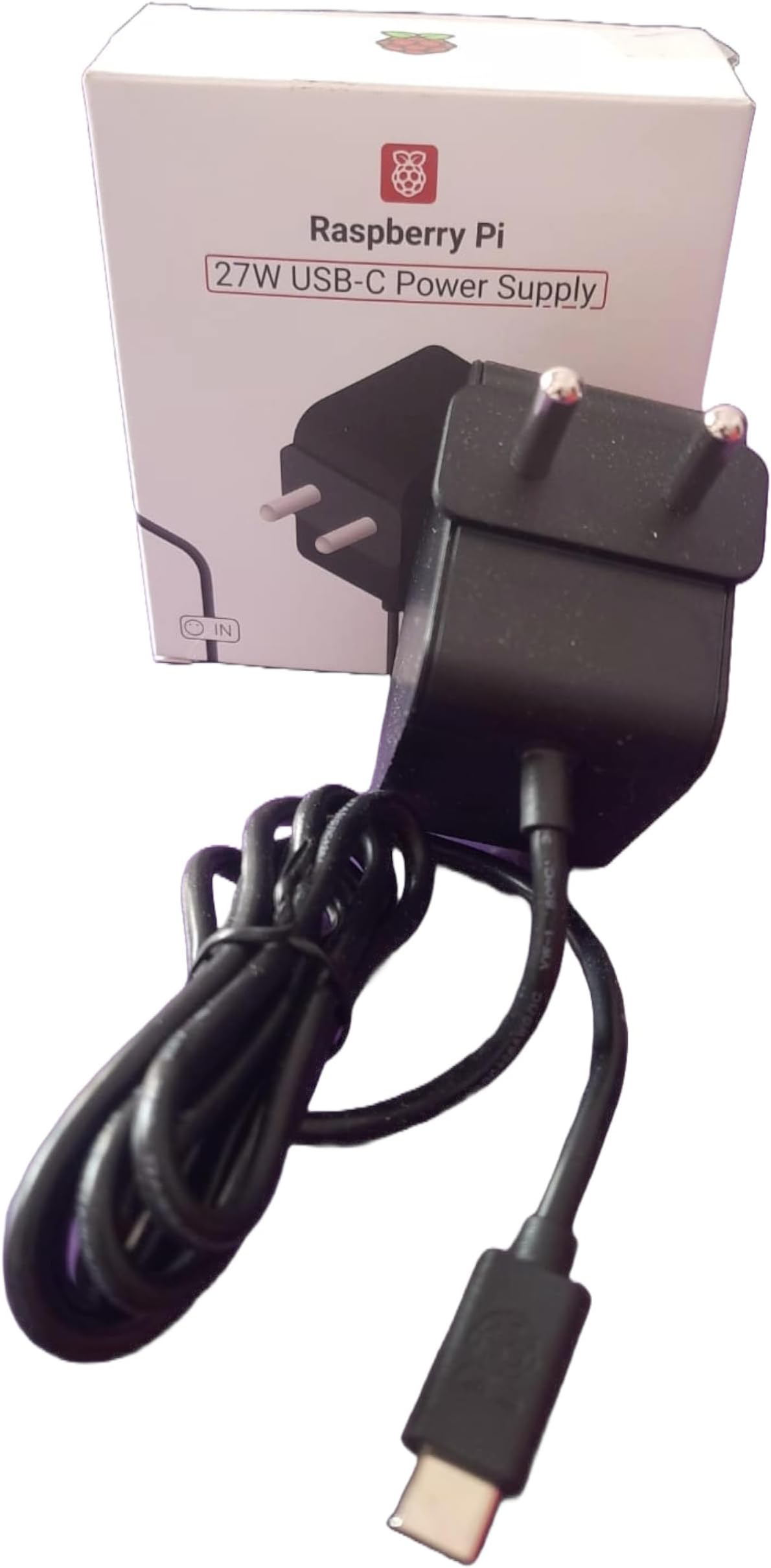 REES52 Raspberry Pi 5 Power Supply 27W USB-C EU Plug PD Power Adapter ...