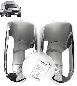 ROBUST Chrome Wing Mirror Covers Caps Right Driver & Left Passenger ...