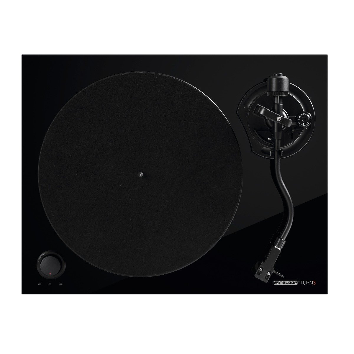 Buy Reloop Turn 3 HiFi turntable with belt drive, USB function, precision tonearm, headshell ...