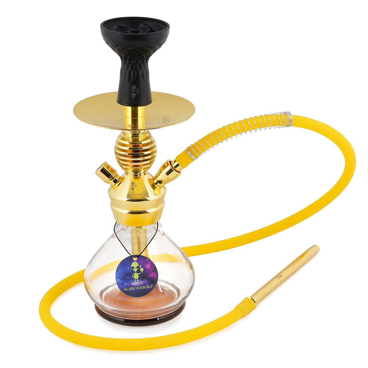 Buy Alien Hookah with Premium Base, 1 Silicon chillum and Pipe with ...