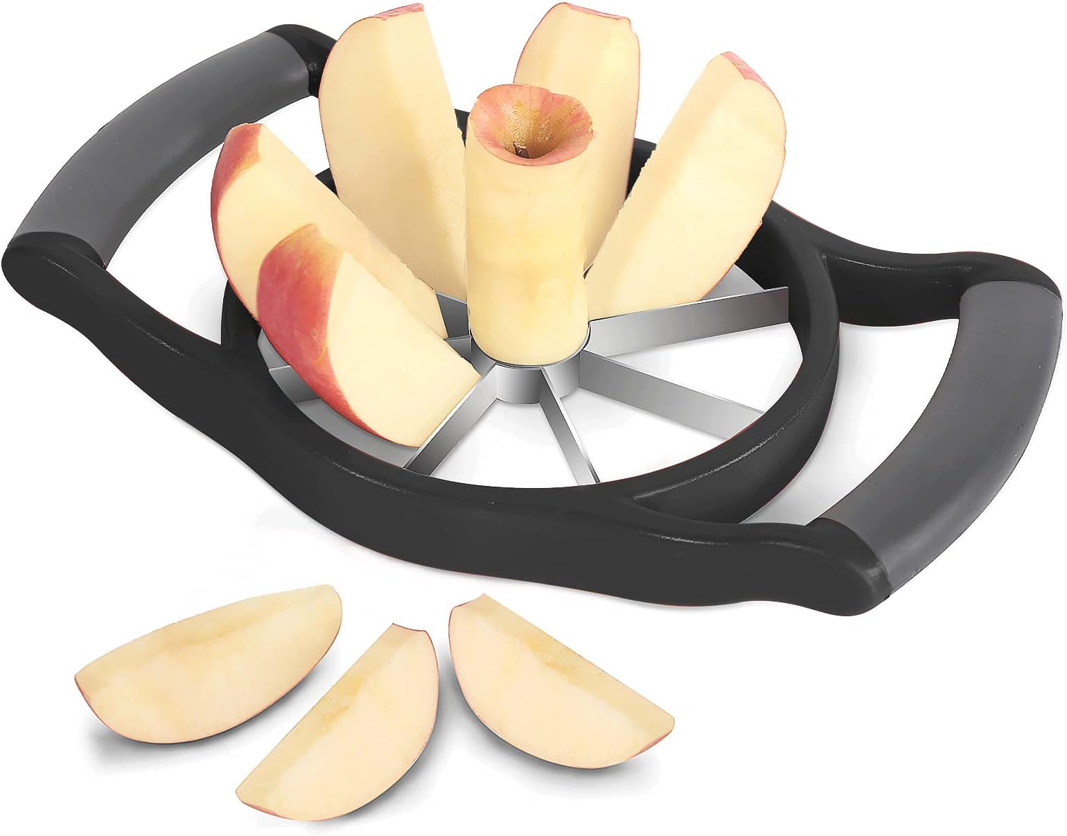 Amazon.com: Apple Slicer and Corer |XL Matte Rose Gold Apple Cutter ...