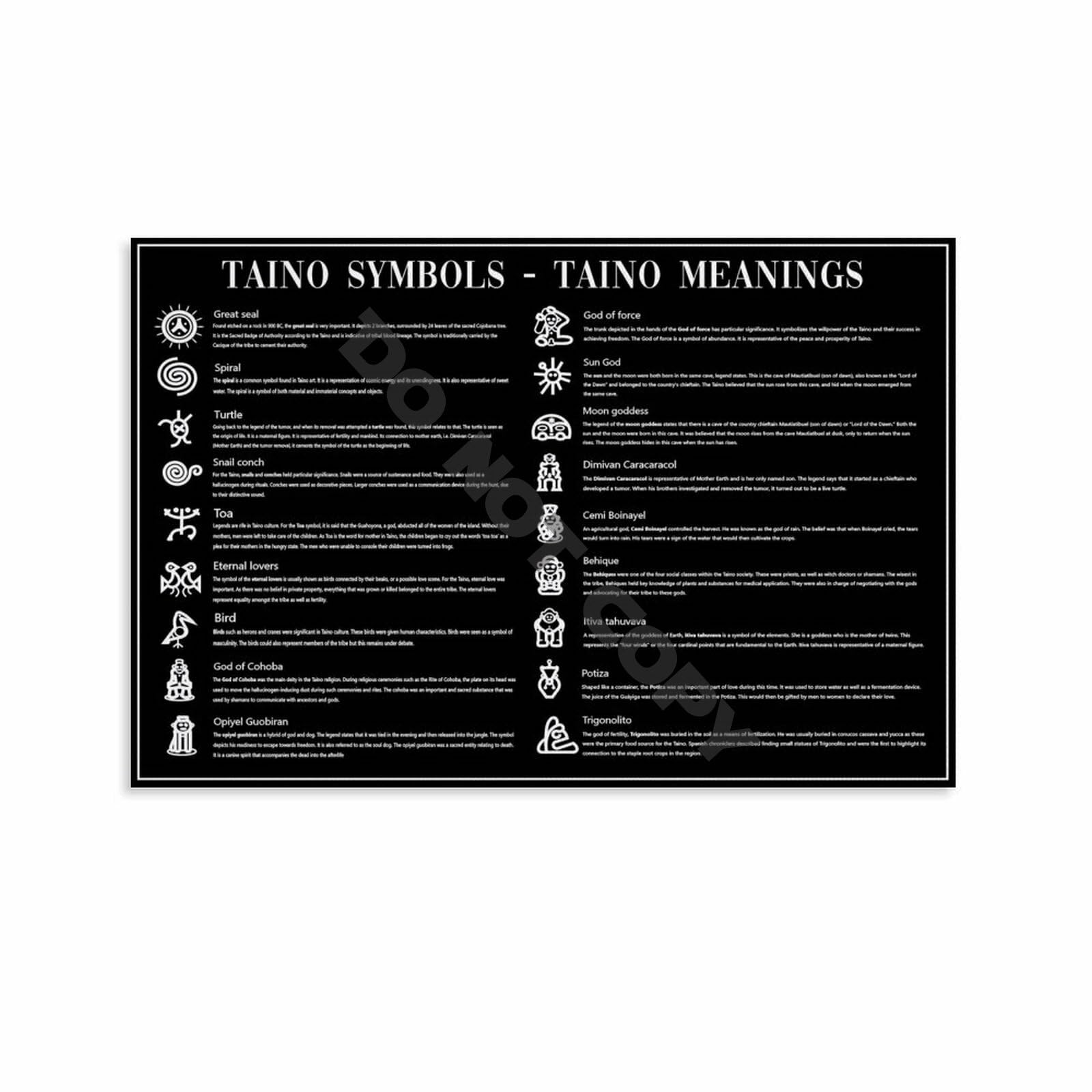 Puerto Rico Taino Symbols And Meanings