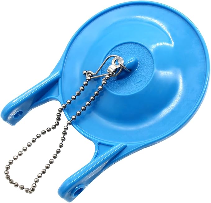 Unlorspy Blue Toilet Flapper Replacement 3 inch Rubber Toilet Flapper ...