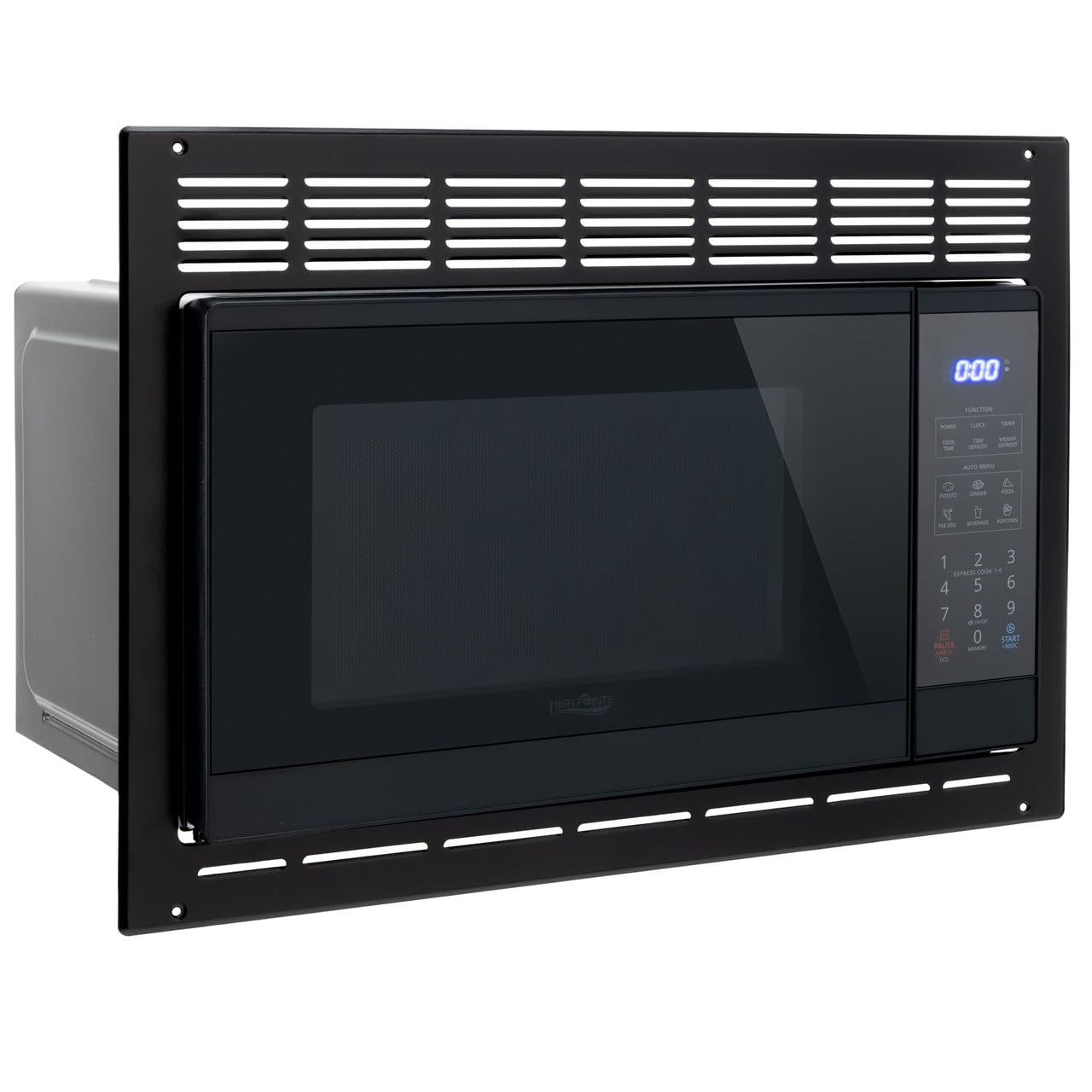 Amazon.com: RV Microwave | .9 Cubic Ft Black Microwave with Trim Kit ...