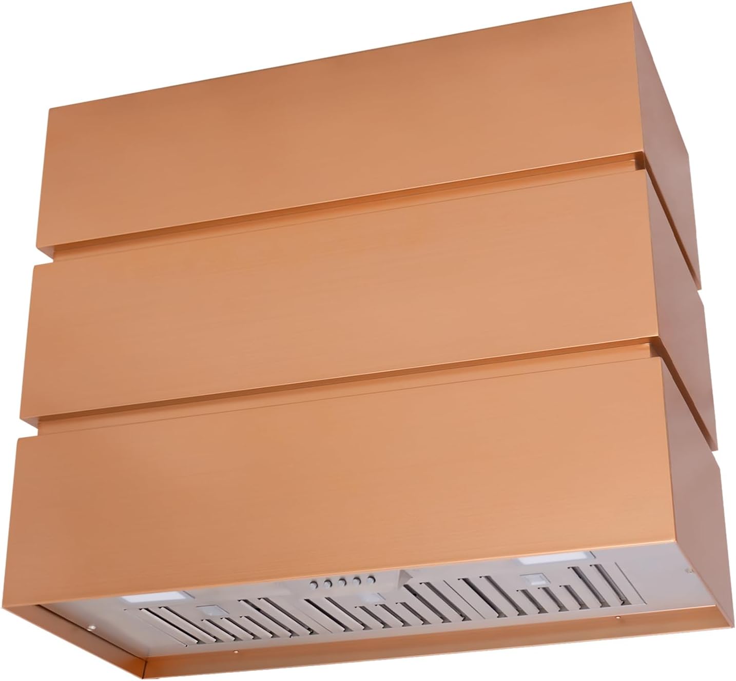 Amazon.com: Akicon Stainless Steel Range Hood, 3 Stacks Modern Box ...