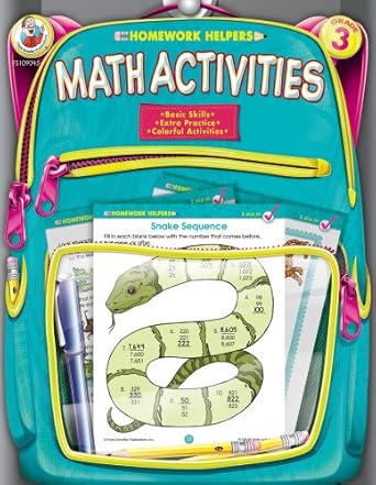 Math Activities, Grade 3 (Homework Helper): Frank Schaffer Publications ...