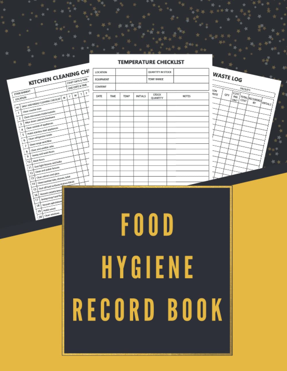 Buy Food Hygiene Record Book: All in One Book Food Temperature Log Book ...