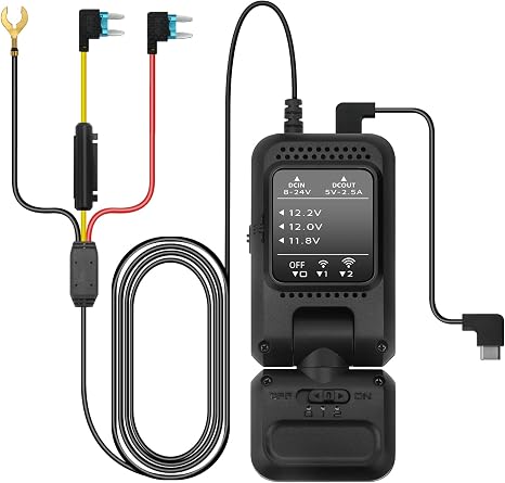 Amazon.com: Dash Cam Hardwire Kit USB C Port,with Dual-Chip 360° Radar ...