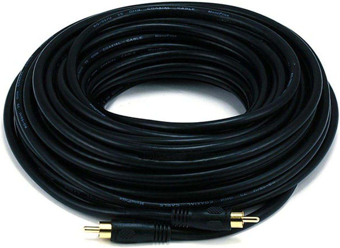 Monoprice Onix Series Digital Coaxial Audio/Video RCA Subwoofer CL2 ...