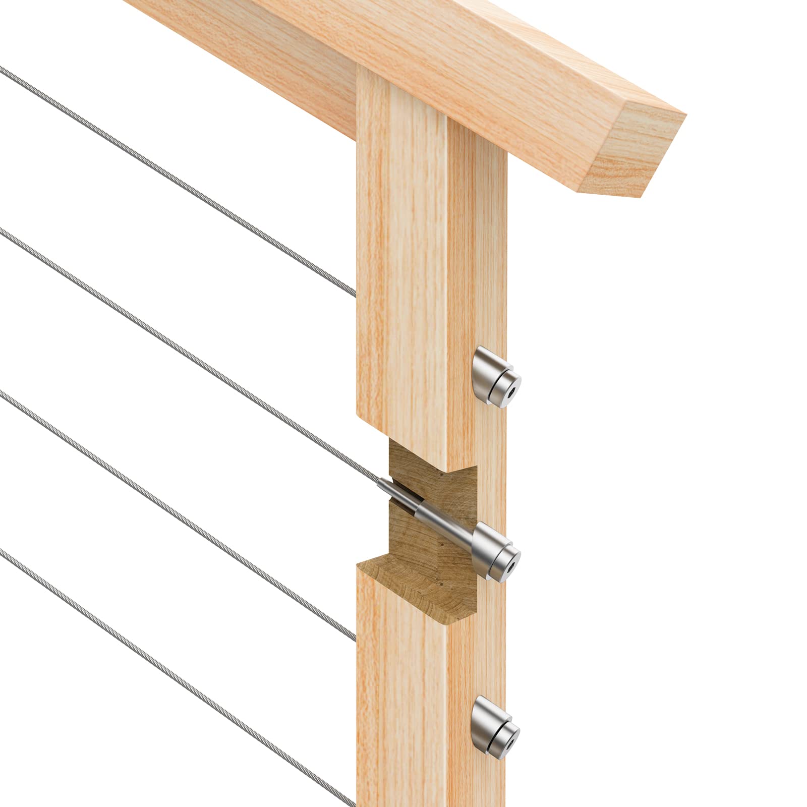 Snapklik.com : BLIKA 20 Pack 3/8" ID Angle Washers For Cable Railing ...