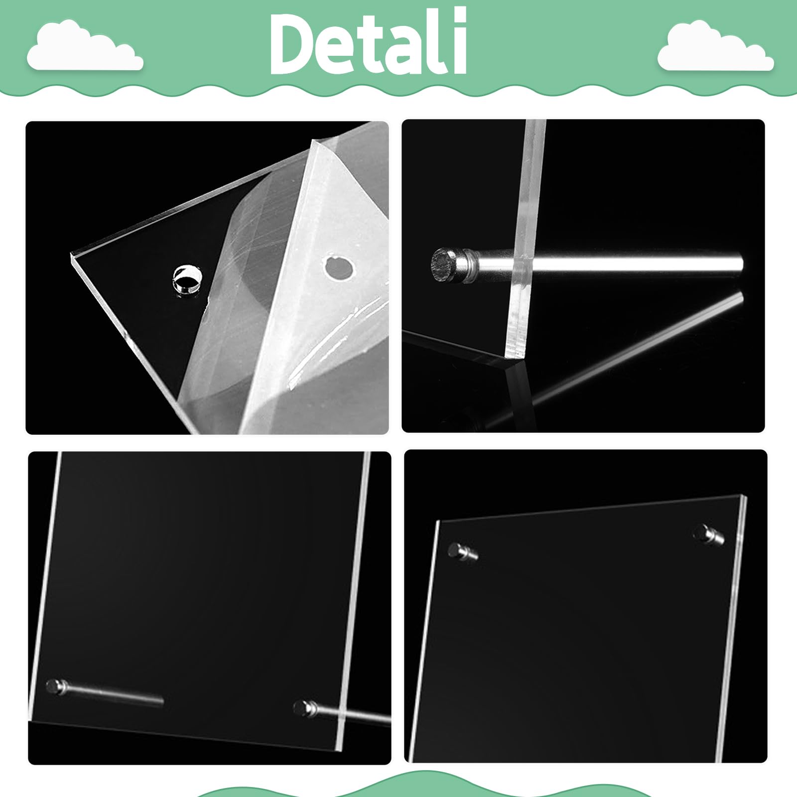 Banknote Protector Frame 2 Pack Acrylic Dollar Bill Display Cases ...