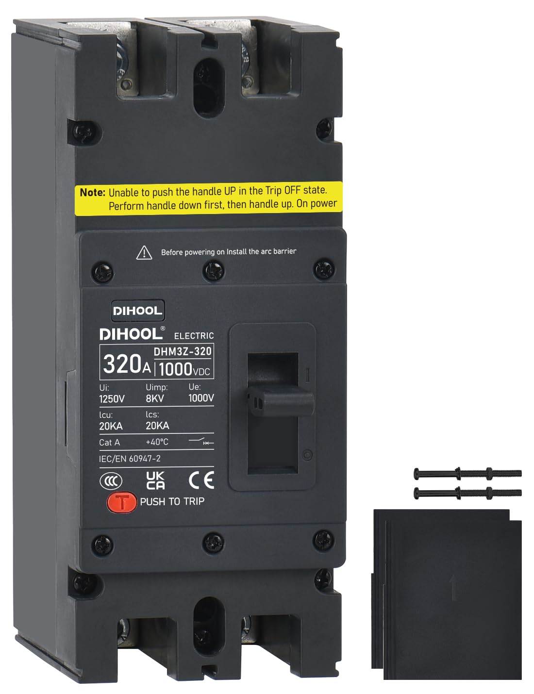 Snapklik.com : 320 Amp DC Circuit Breaker 320A Disconnect Switch Dual ...
