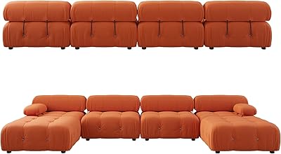 Amazon.com: 151" Convertible Modular Sectional Sofa, U-Shaped ...