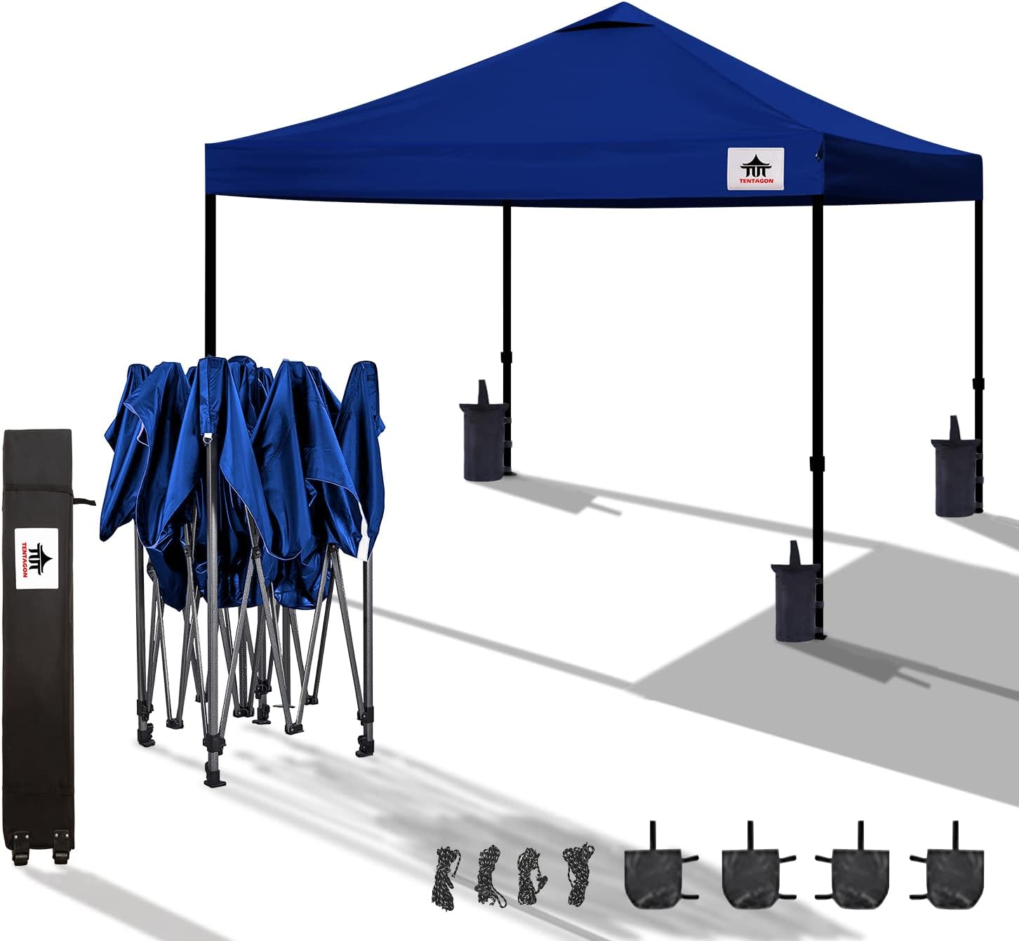 Amazon.com : TENTAGON 10x10 Pop Up Canopy, Folding Portable Instant ez ...