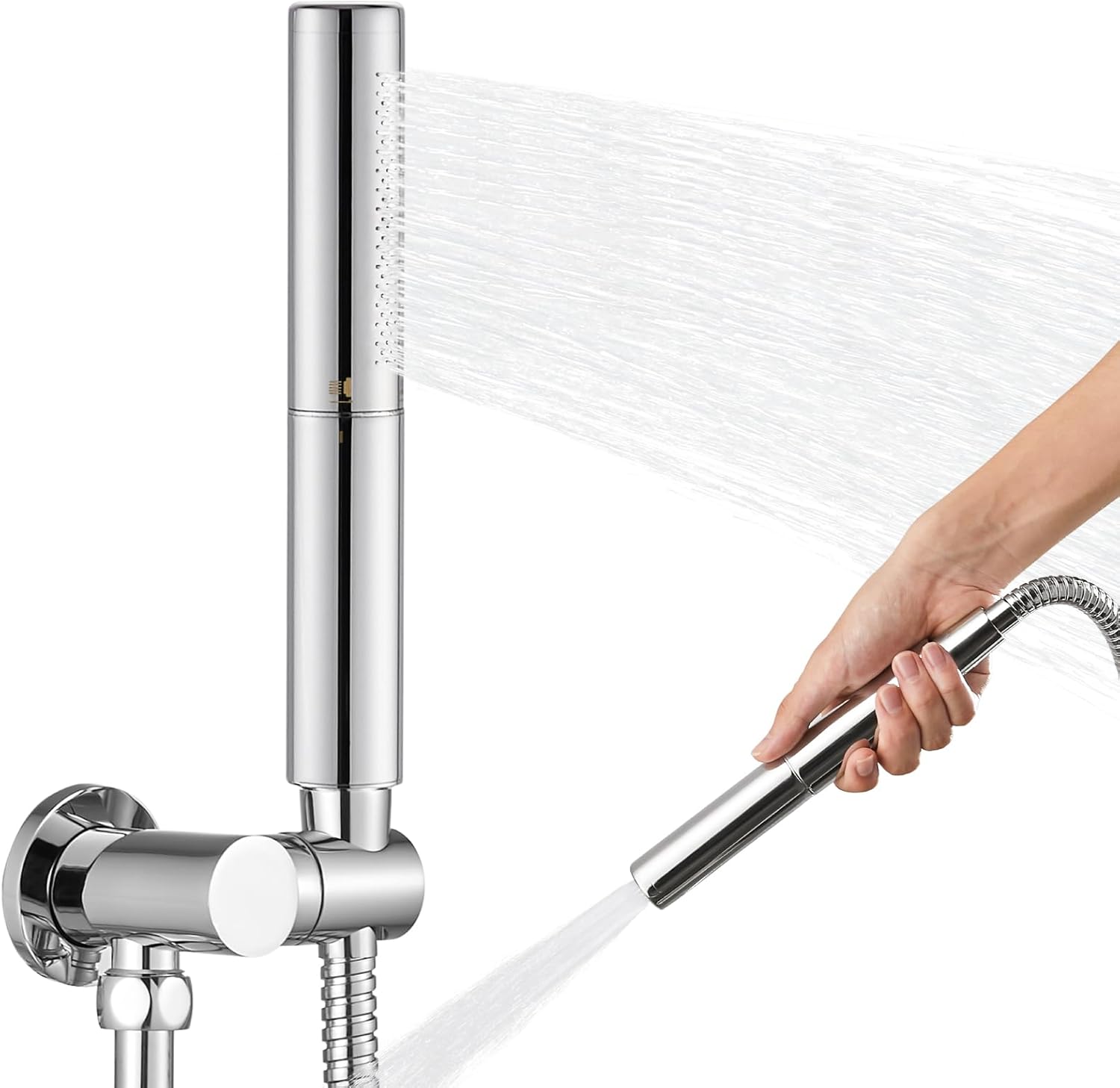 Heyalan Brass 2 in1 Function Handheld Spray Hand Shower High Pressure ...