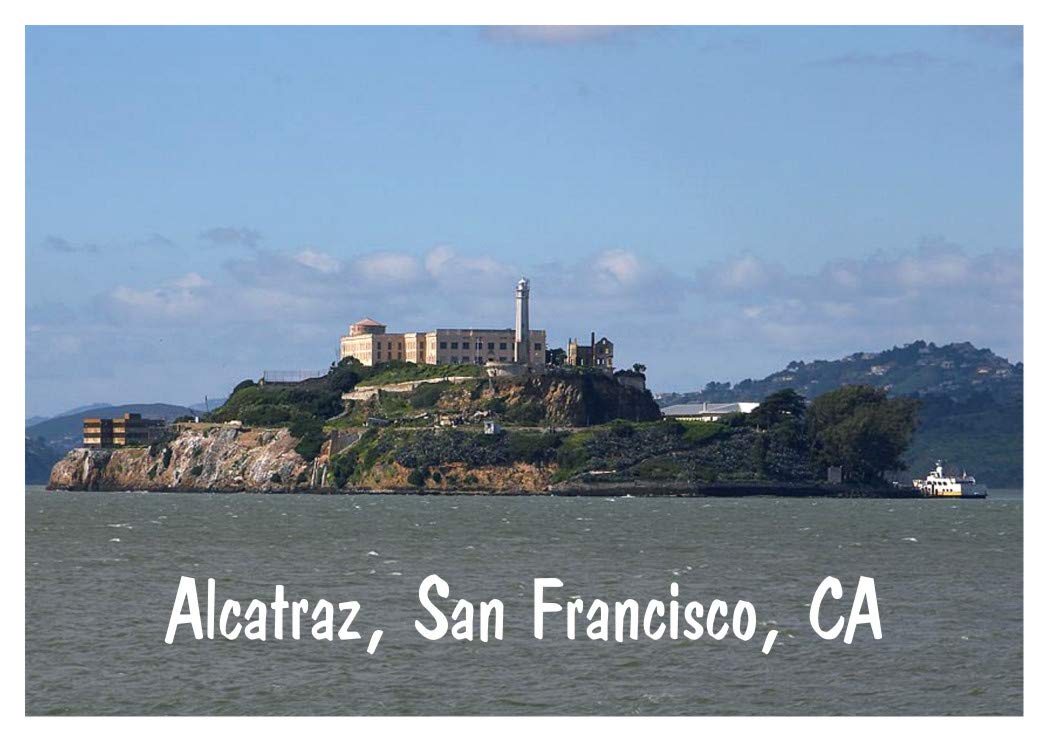 Amazon.com: Alcatraz, San Francisco, California, CA, Prison, Magnet 2 x ...
