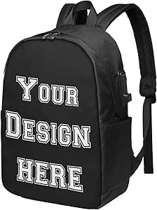 Amazon.com: Custom Backpack Large-capacity Casual Travel Laptop Bags ...
