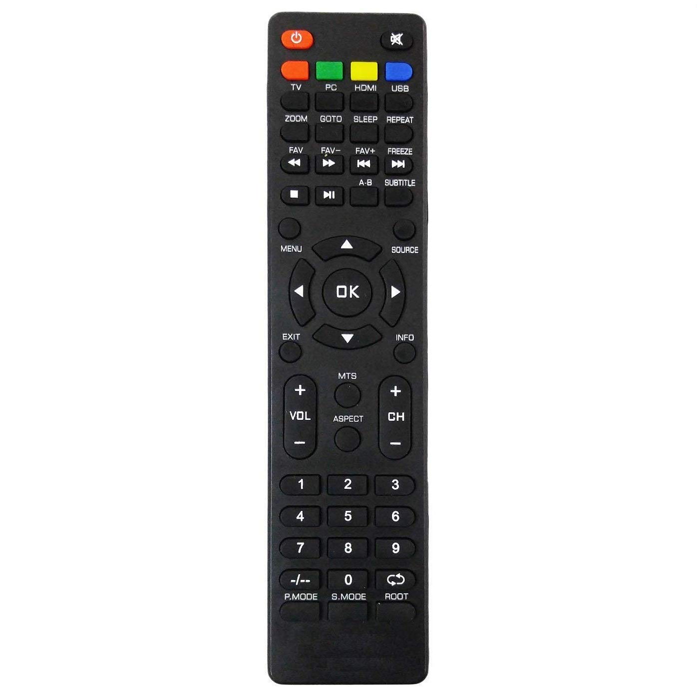Buy BhalTech Led LCD Tv Remote Control Compatible with Worldtech Tv ...