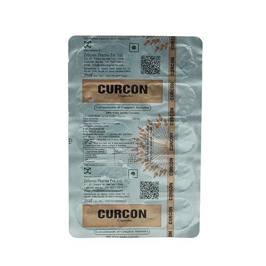 Curcon - Strip of 10 Capsules : Amazon.in: Health & Personal Care