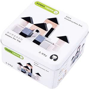 Amazon.com: HOHOKANG Wooden Tangram Puzzle Box Tin Box Packing ...