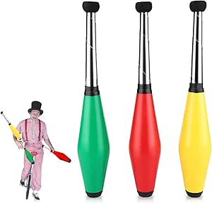 Amazon.com: Agatige 3PCS Juggling Stick, Juggling Clubs Ultralight ...