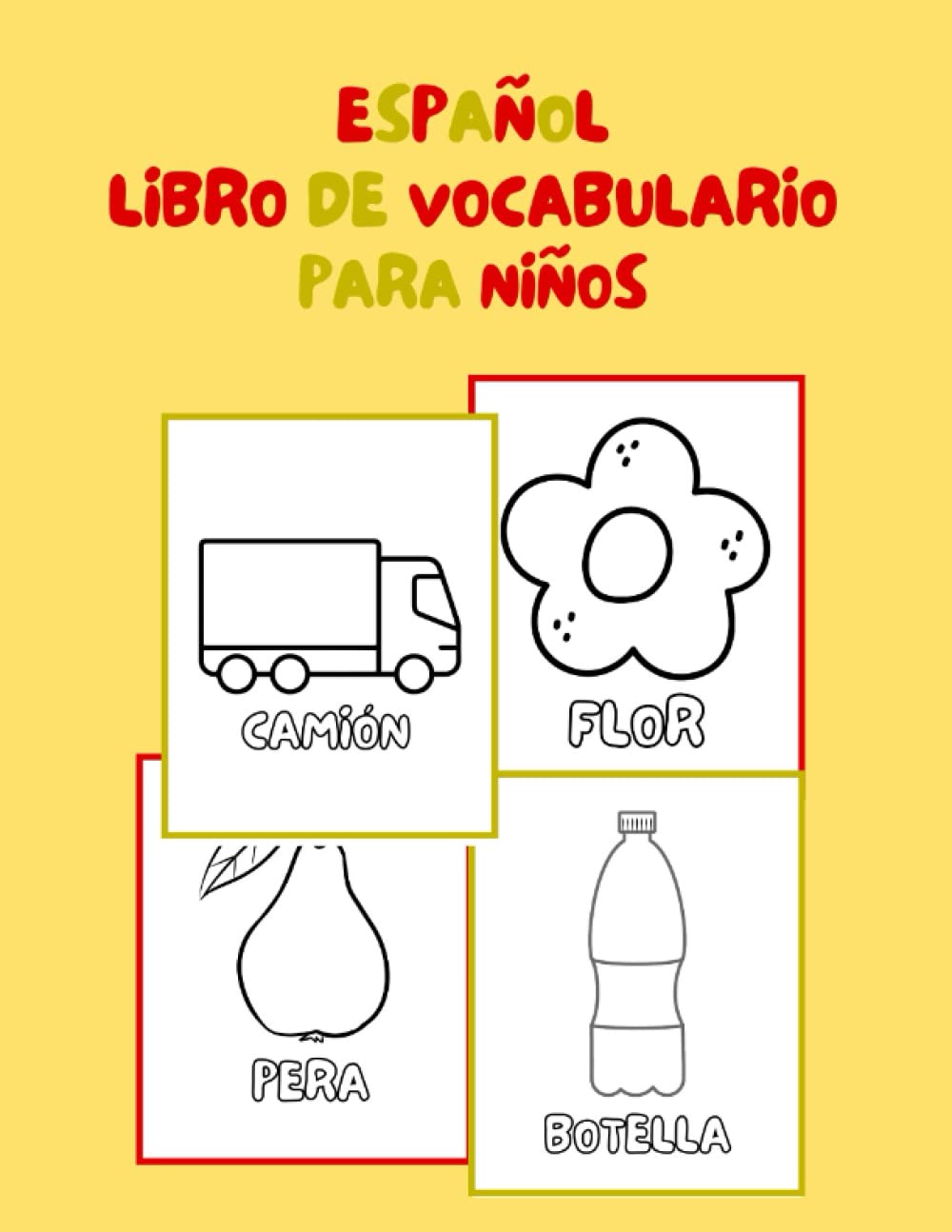 Buy español libro de vocabulario para niños: aprendizaje de nuevas ...