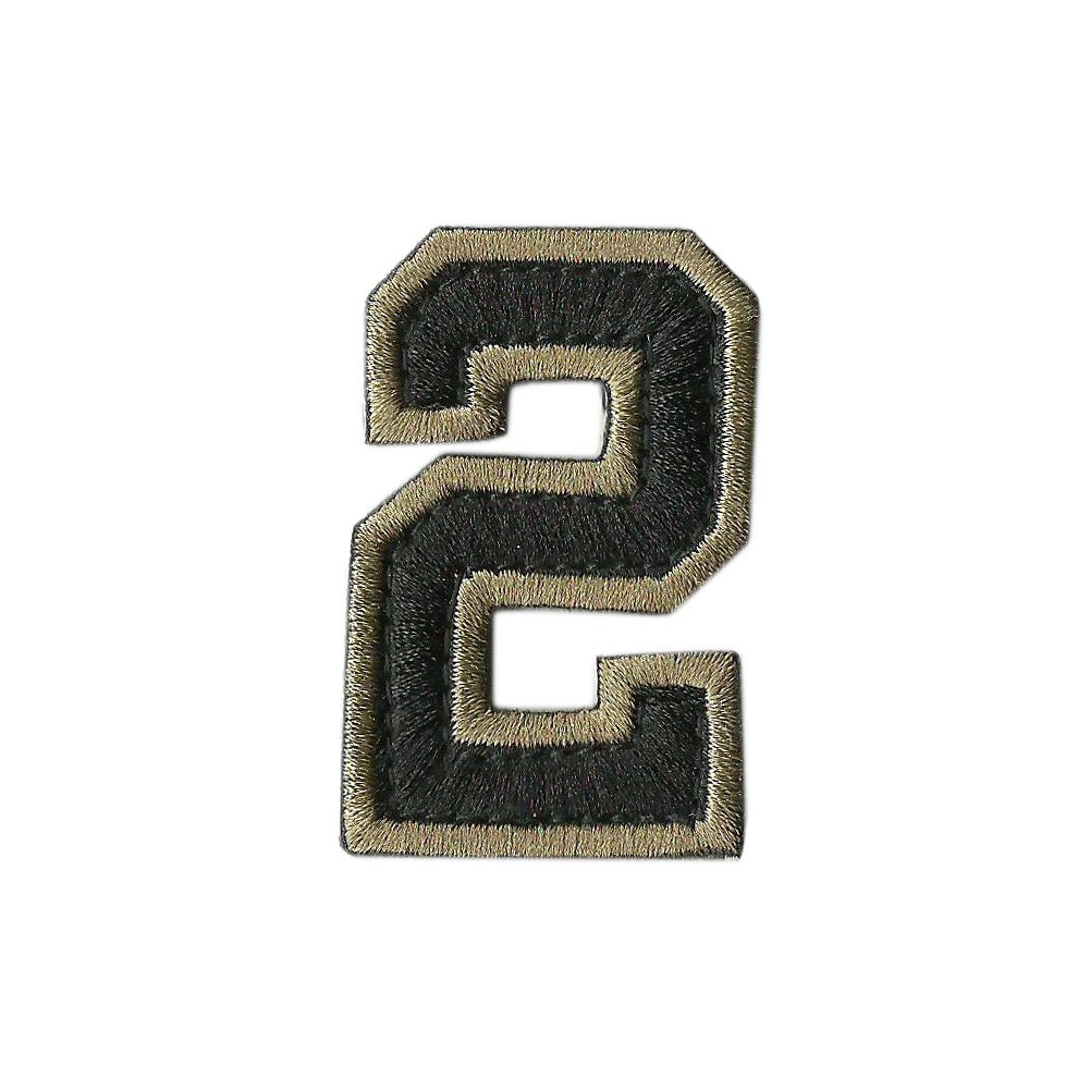 Amazon.com: Tactical Numbers Patches - Coyote - Two : Sports & Outdoors