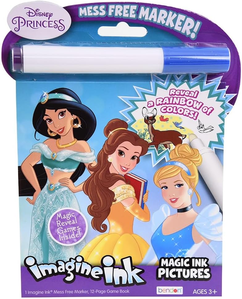 Amazon.com: Disney Princess Featuring Belle Imagine Ink Magic Pictures ...