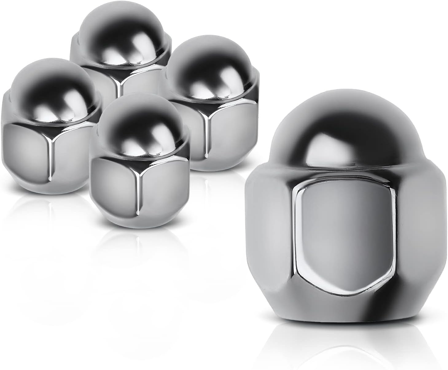 Amazon.com: A-Premium 5Pcs M12-1.25 Wheel Lug Nuts Compatible with ...