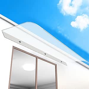 Amazon.com: Porch Canopy Outdoor Awning Patio awnings Rain Snow Curved ...