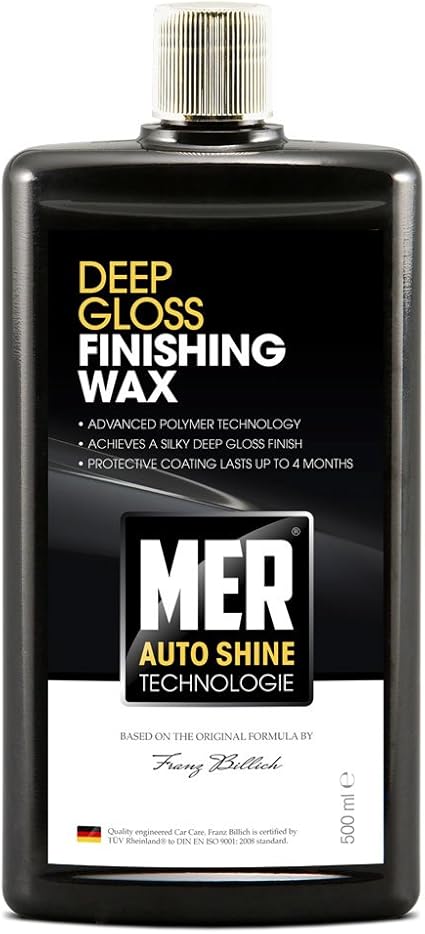 MER MASFW5 Deep Gloss Finishing Wax 500ml - Orange/black : Amazon.co.uk ...