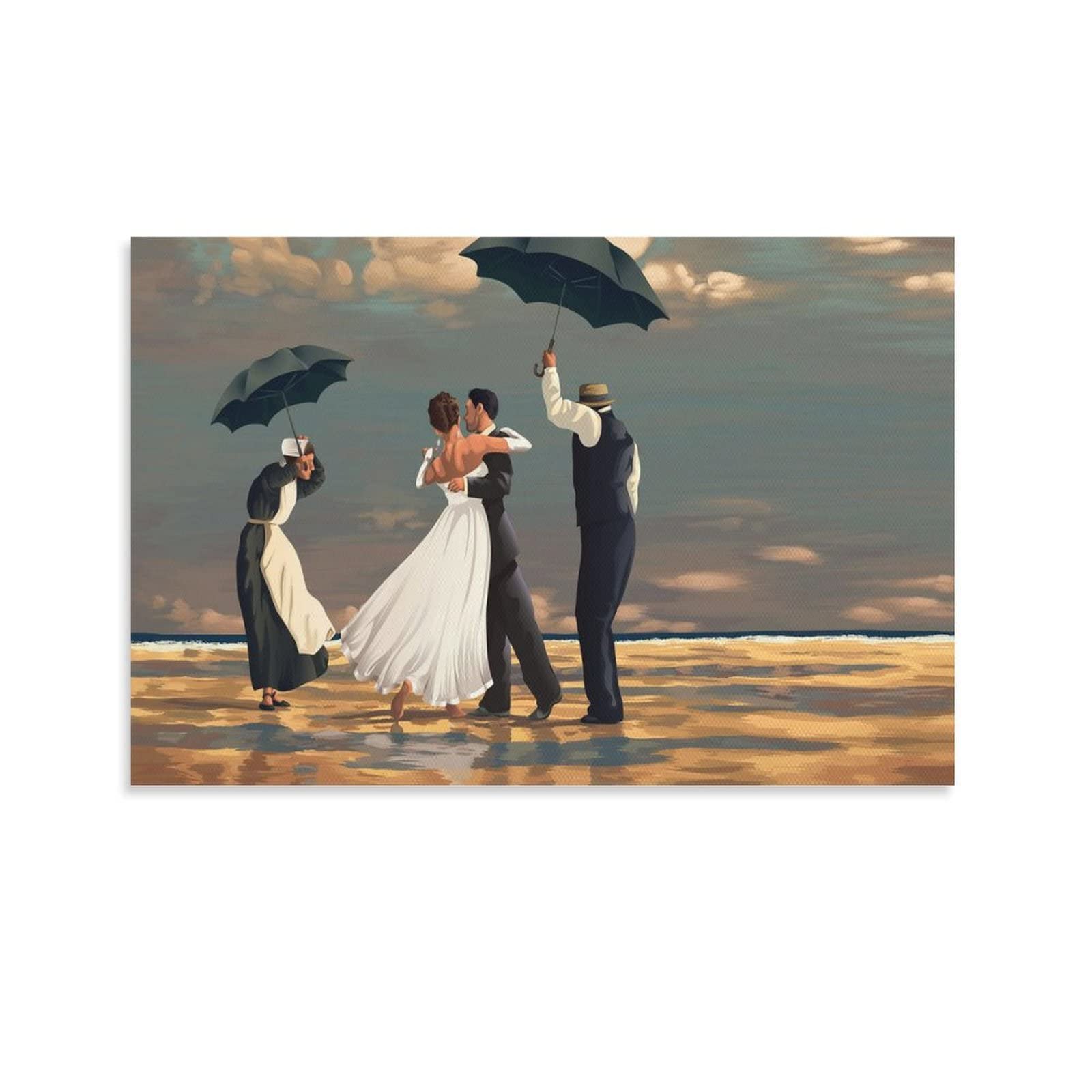 Amazon.com: Art Poster The Singing Butler Jack Vettriano Artwork Canvas ...
