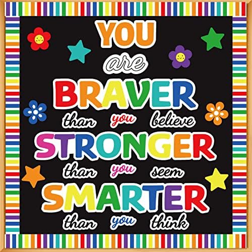 Amazon.com: LioNergy Classroom Bulletin Board Decoration Set Welcome ...