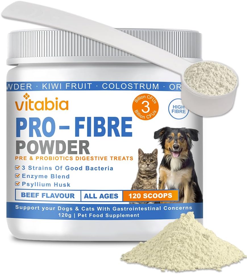 Protexin Veterinary Pro-Fibre for Dogs and Cats,Green brown, 500 g ...